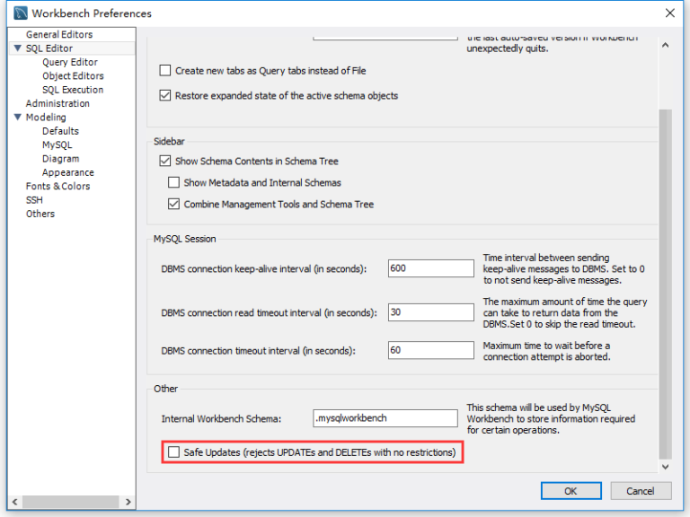 在 MySQL Workbench 中执行 UPDATE 语句，报错：Error Code: 1175 的分析解决 – 永夜