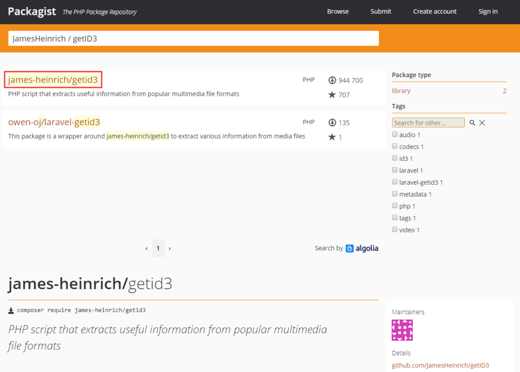 基于 Composer 安装：JamesHeinrich / getID3，提示 ( SSL：握手超时；无法启用加密；无法打开流：操作失败 ) 的解决 – 永夜