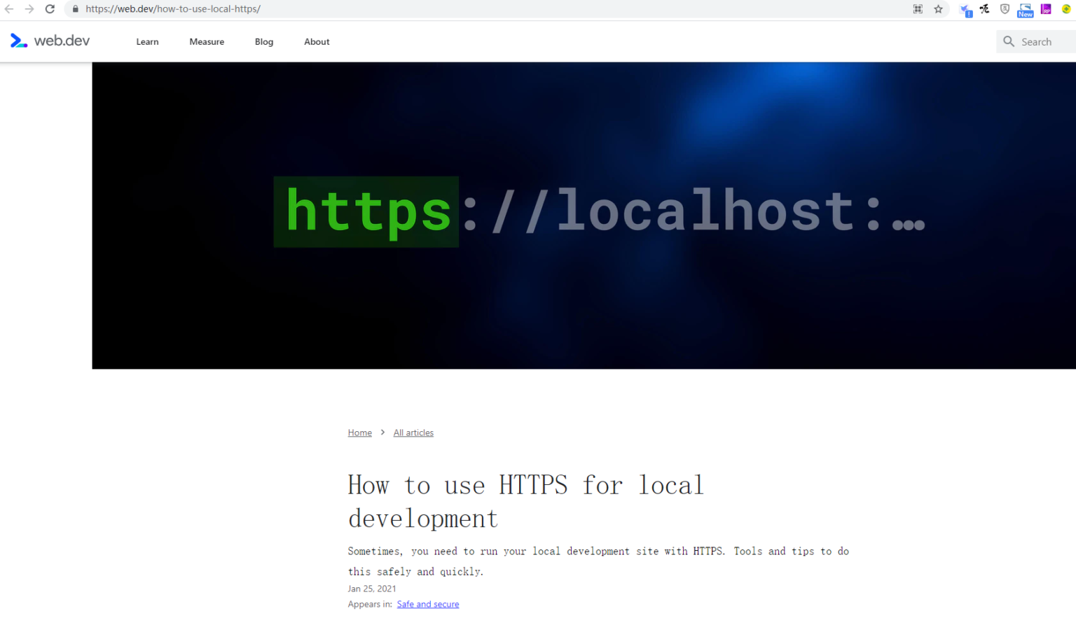 在 Windows 10 的本地环境配置 HTTPS(https://localhost)，基于 mkcert – 永夜