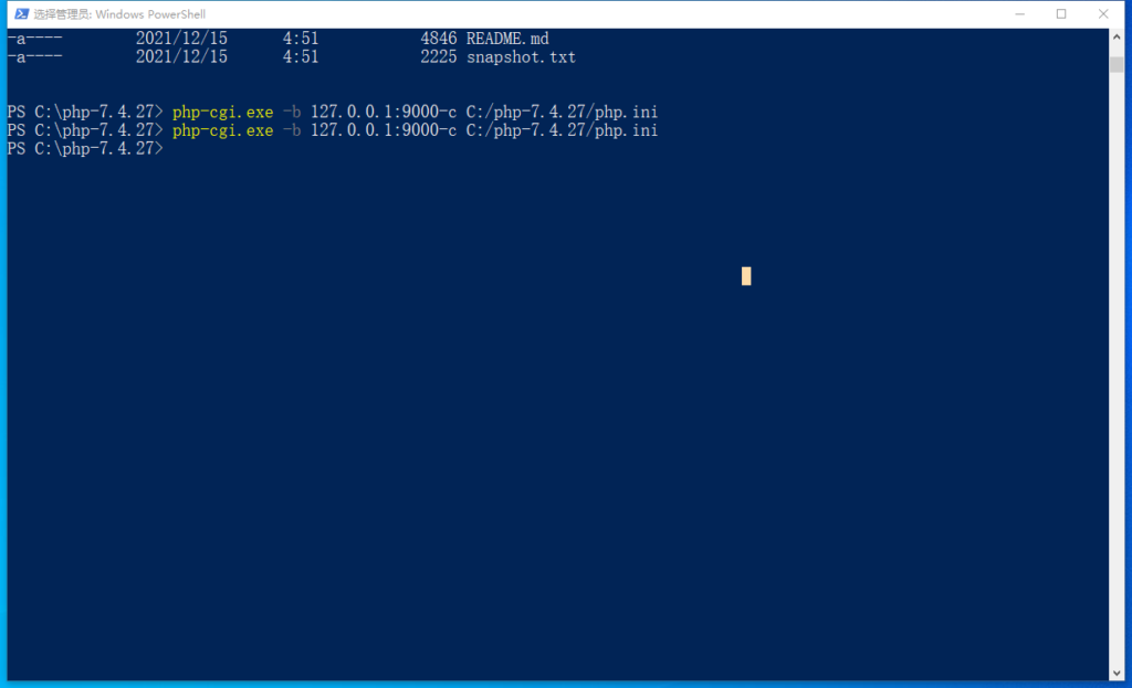 在 Windows 10 专业版中，php-cgi.exe 无法运行的排查分析 – 永夜