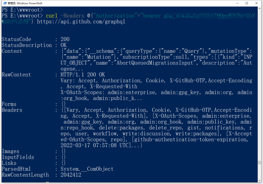  PowerShell Curl Invoke WebRe Headers 