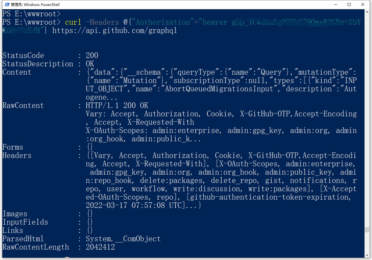  PowerShell Curl Invoke WebRe Headers 