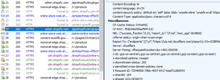 在 Windows 10 中安装 Fiddler Classic 后对 Shopify CLI 3.x 的抓包流程 – 永夜